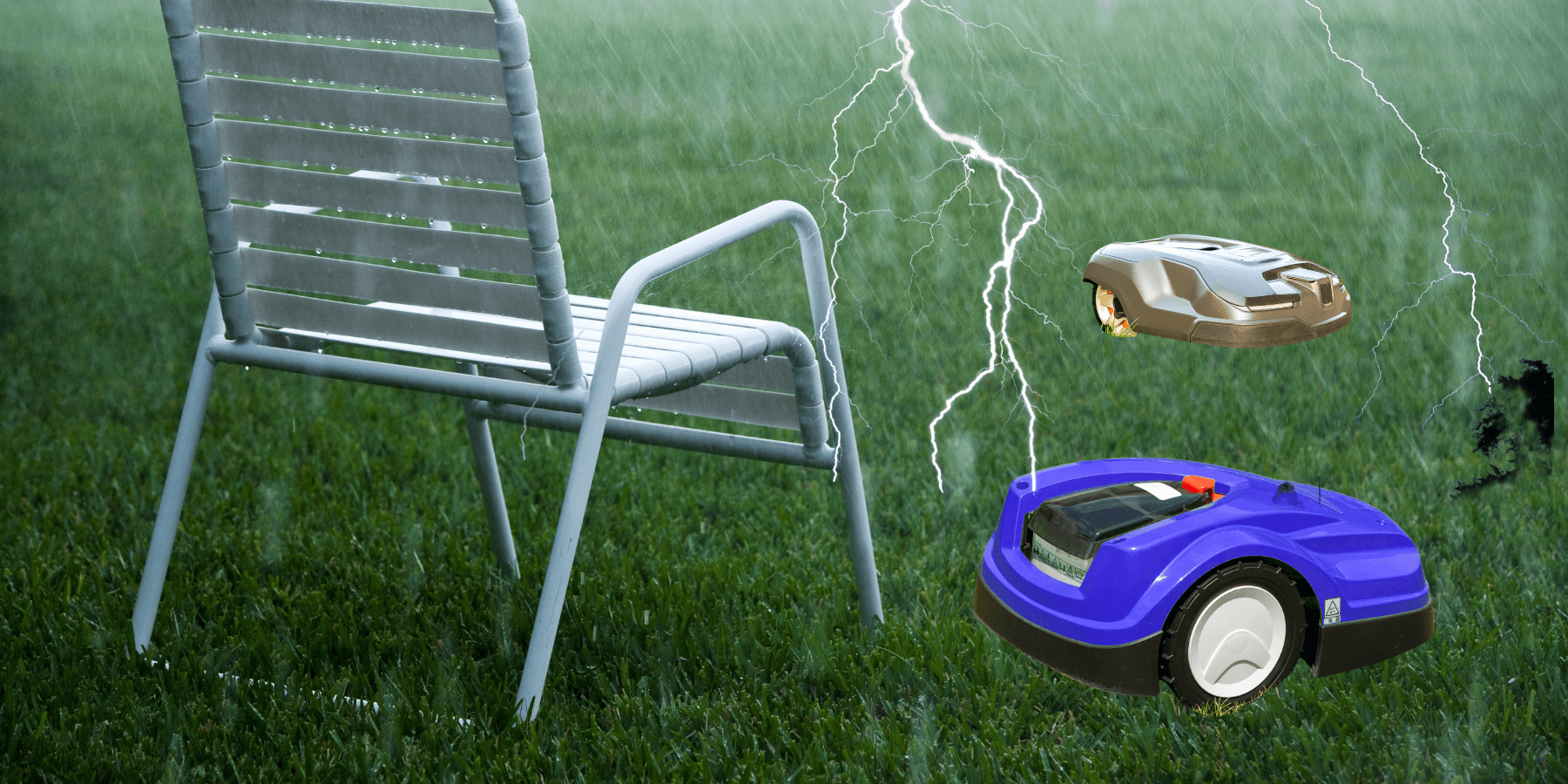 Mähroboter bei Regen - Gefahren und Schutz [+generelle Tipps für ...
